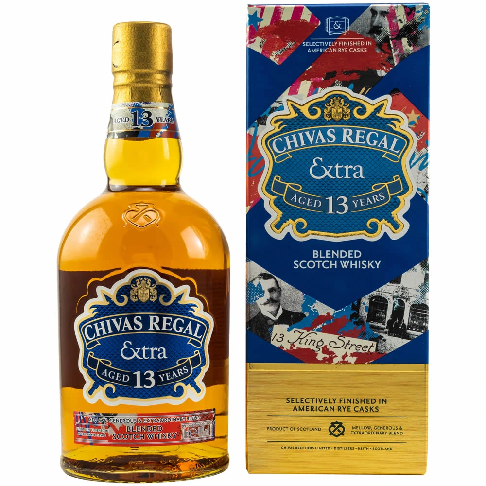 Whisky CHIVAS REGAL 13Y EXTRA RYE CASK 40% 0,7L Rodzaj Blended - cena i ...